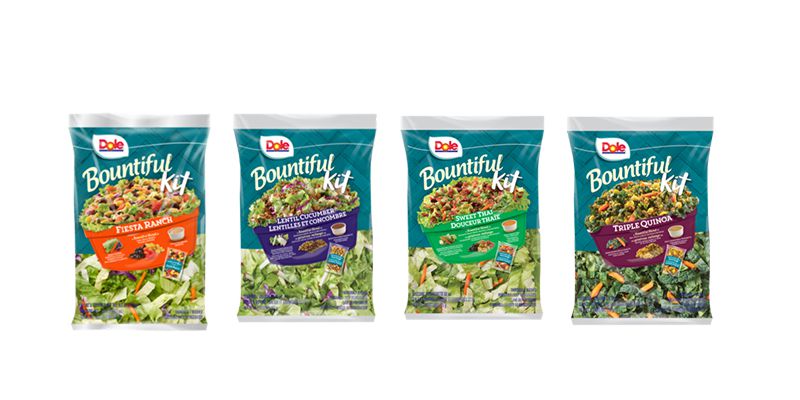 Dole Launches BOUNTIFUL Line of Plant-Based-Protein Salad Kits that Eat ...
